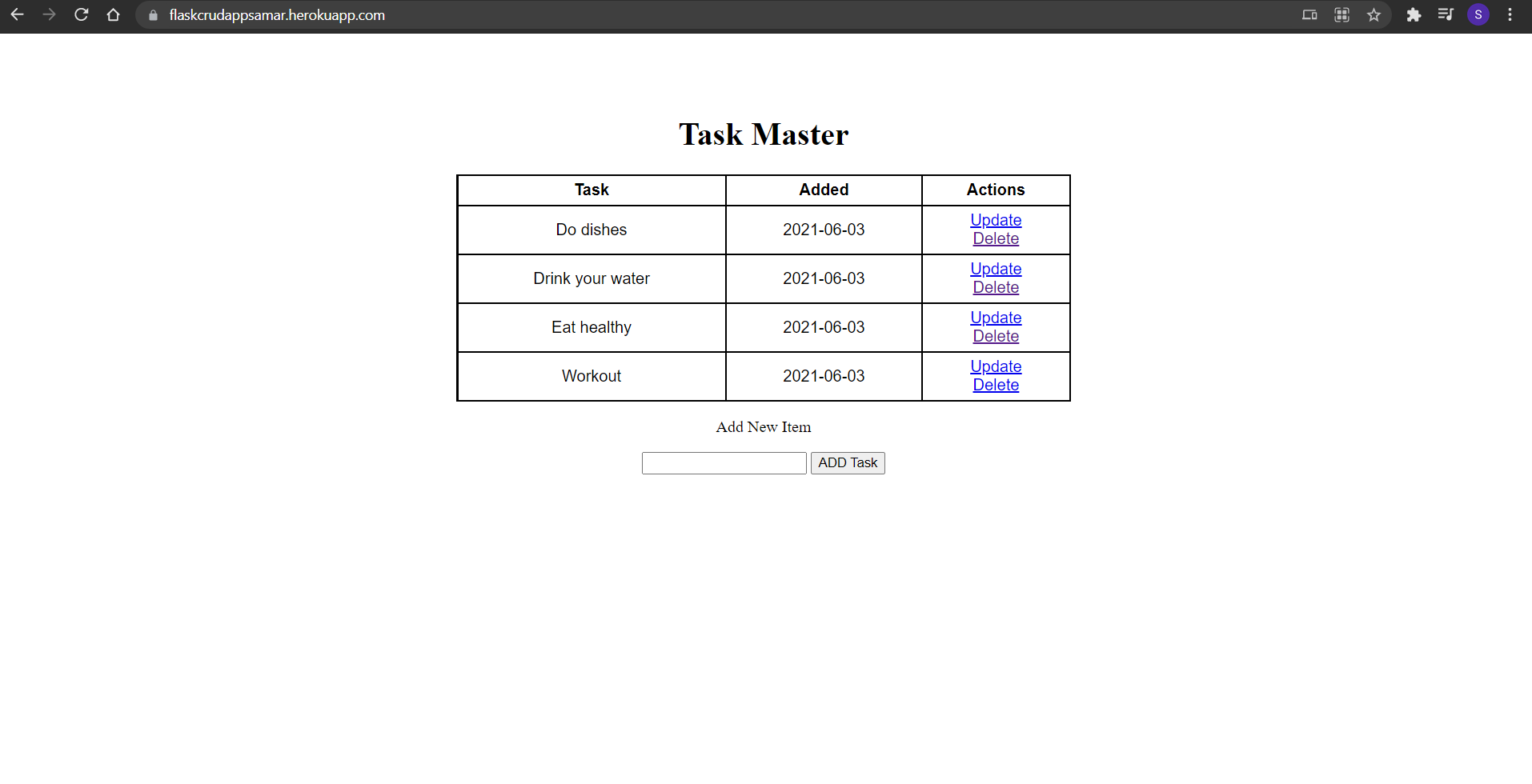 GitHub - SamarpreetSingh/Flask-To-do-List