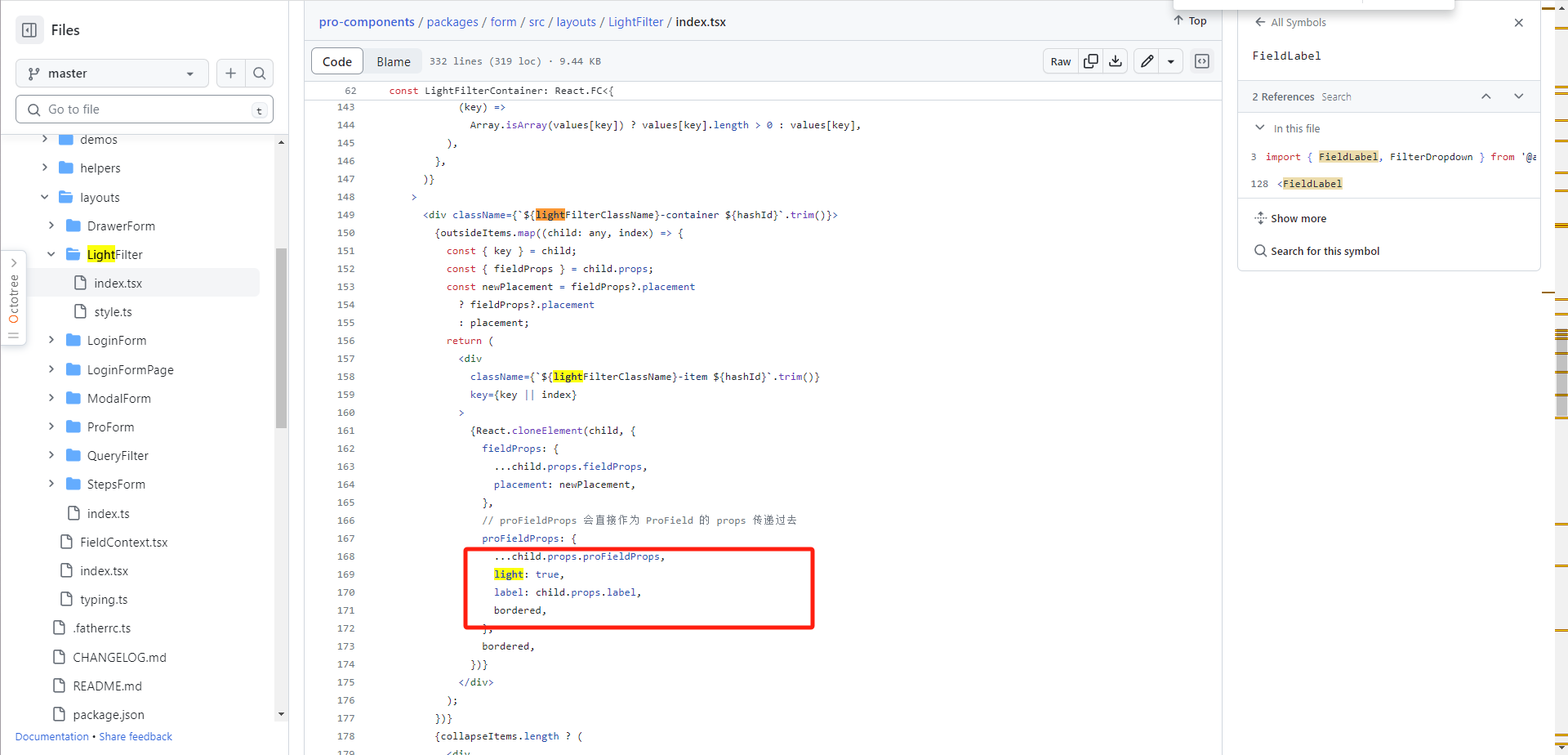 👑 [需求] LightFilter 筛选能不能可以由自己的控件props传入控制light · Issue #7807 · ant-design/pro-components · GitHub