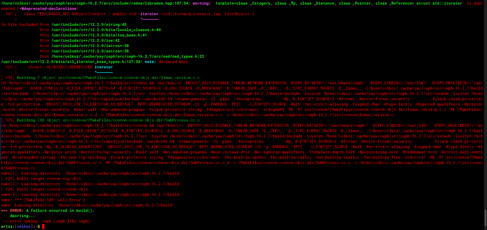 Can't update ceph or ceph-libs from the AUR · Issue #1206 · Nheko-Reborn/nheko · GitHub