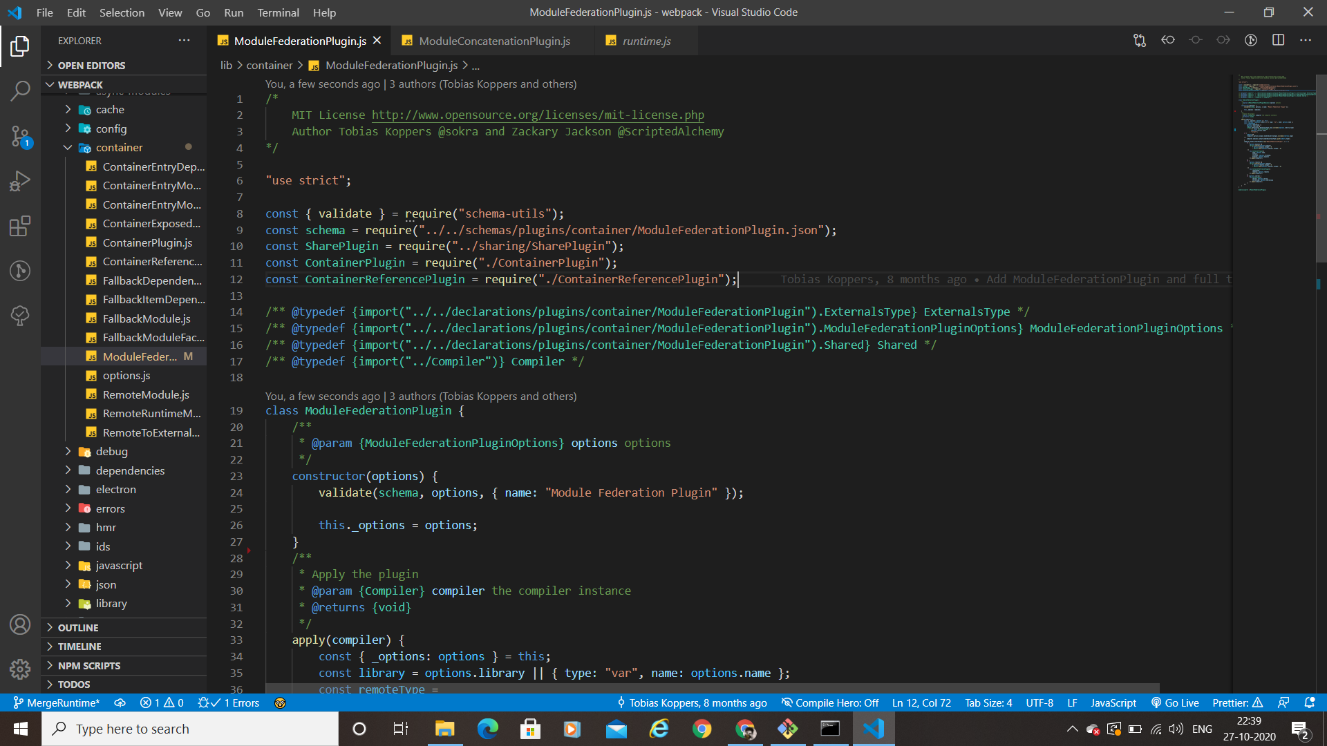 Ensure Runtimechunk Single Doesnt Empty Out Federated Container Runtimes · Issue 11691
