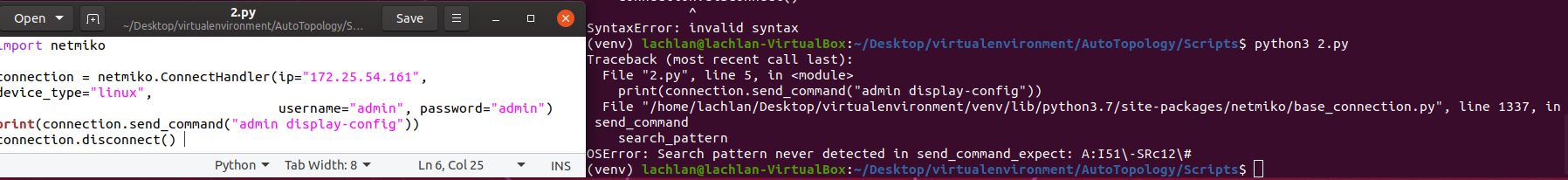 OError: Search pattern never detected in send_command_expect · Issue #1429 · ktbyers/netmiko ...
