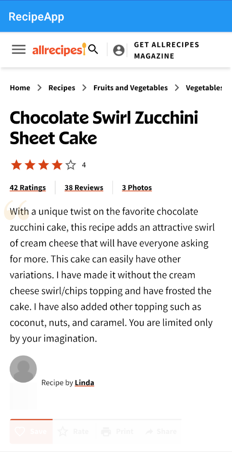 GitHub - talhayi/RecipeApp