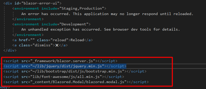 Microsoft.JSInterop.JSException: 'Could not find 'BlazoredModal' in 'window'. [Bug] · Issue #197 ...