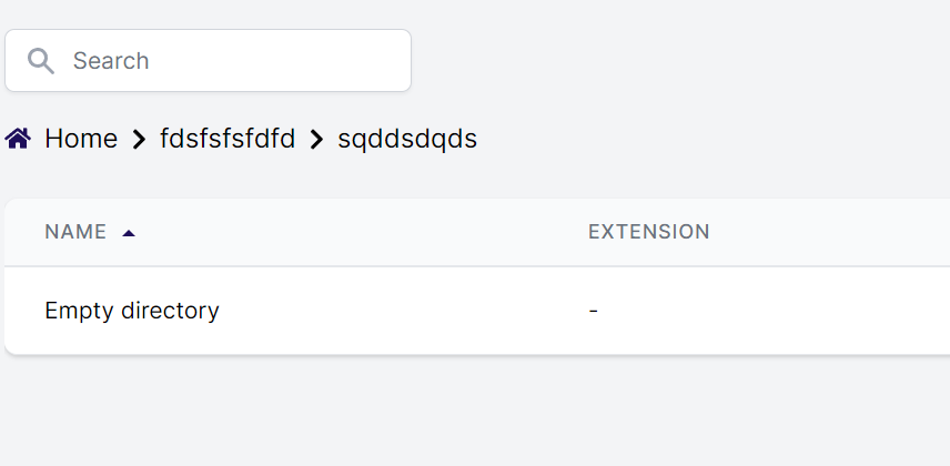 The navbar in the shared with me folder should be consistent with the local filebrowser. · Issue ...