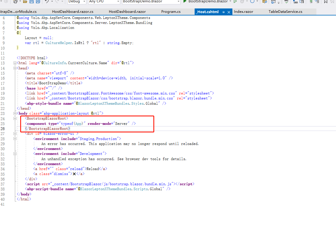 在abp Blazorise UI中使用Table会显示DialogService not registered · Issue #2083 · dotnetcore ...