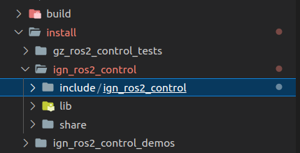 Install include directory ign_ros2_control · Issue #160 · ros-controls/gz_ros2_control · GitHub