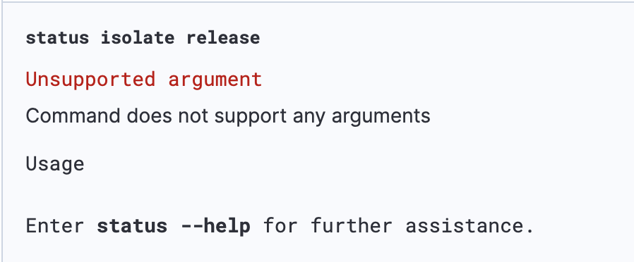 [Security Solution] Help command format is in-consistent for responder console. · Issue #137570 ...