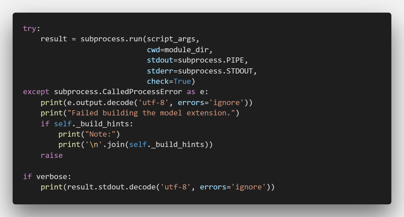 Unicodedecodeerror When Trying To Decode Compiler Output On Windows Was Problem With Importer