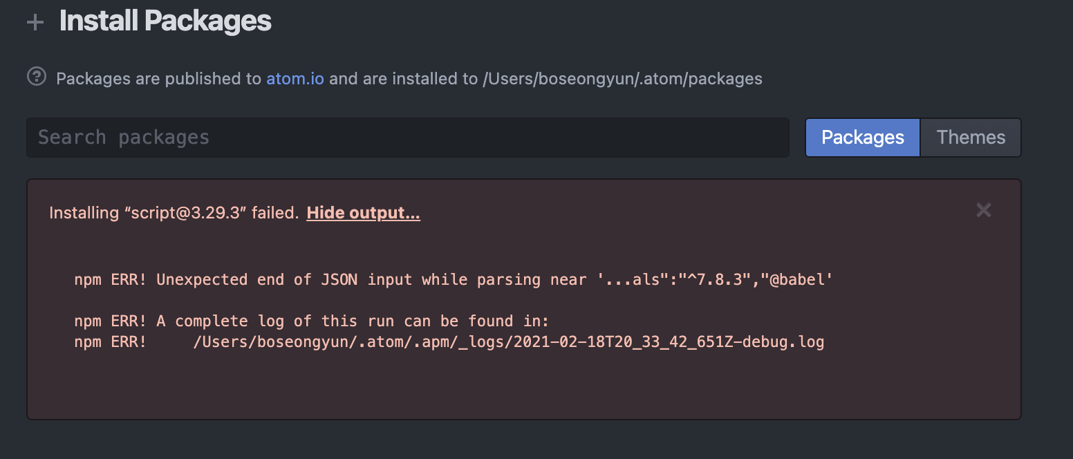 Hello, could you please give me some explanation about why I cannot install script? · Issue #280 ...