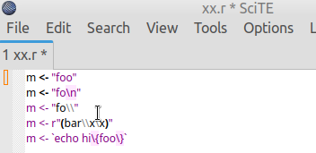 R escape sequences don't terminate properly · Issue #206 · ScintillaOrg/lexilla · GitHub