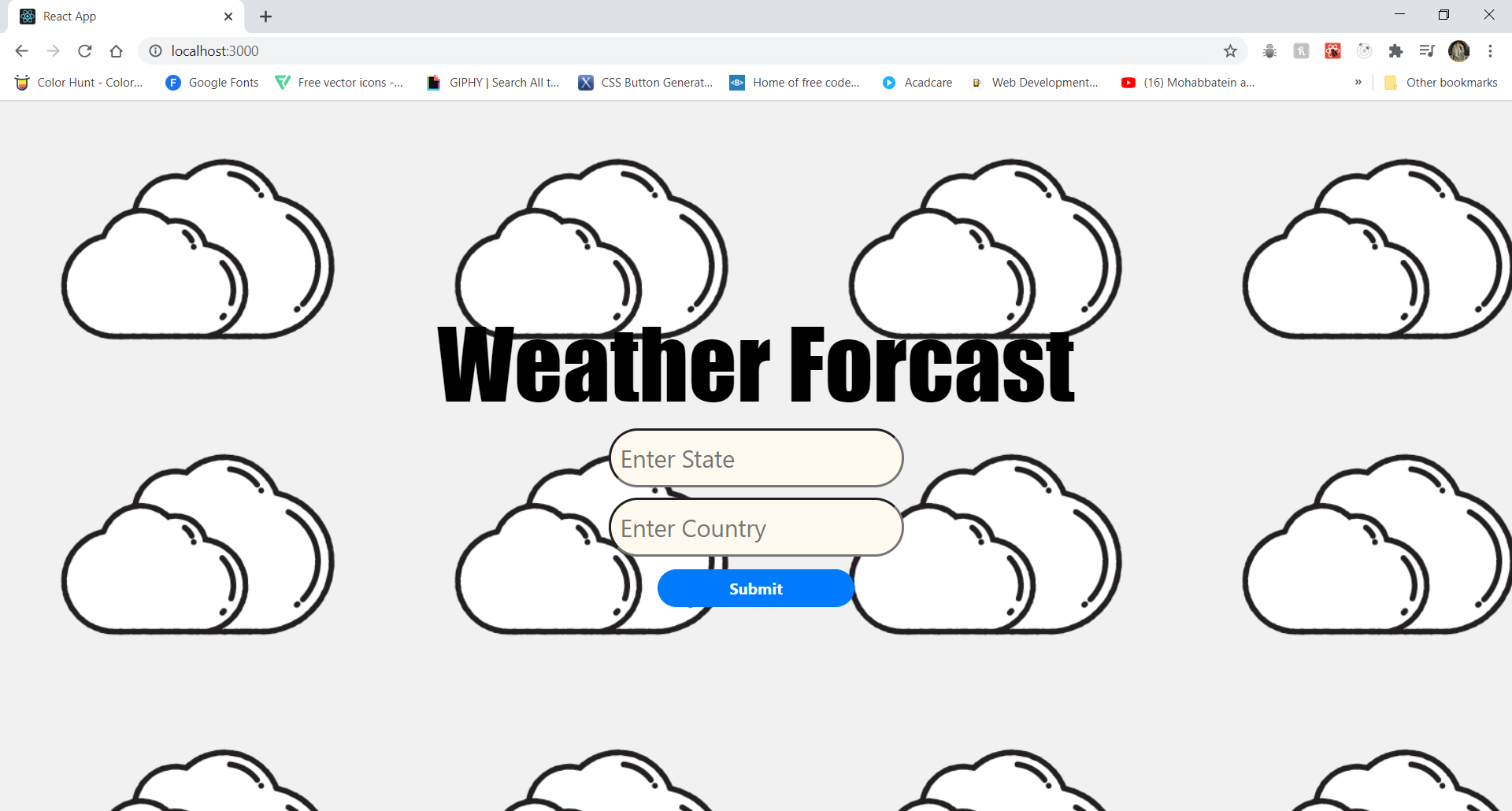 GitHub - abhi0504/Weather-App: A Weather Forcast App