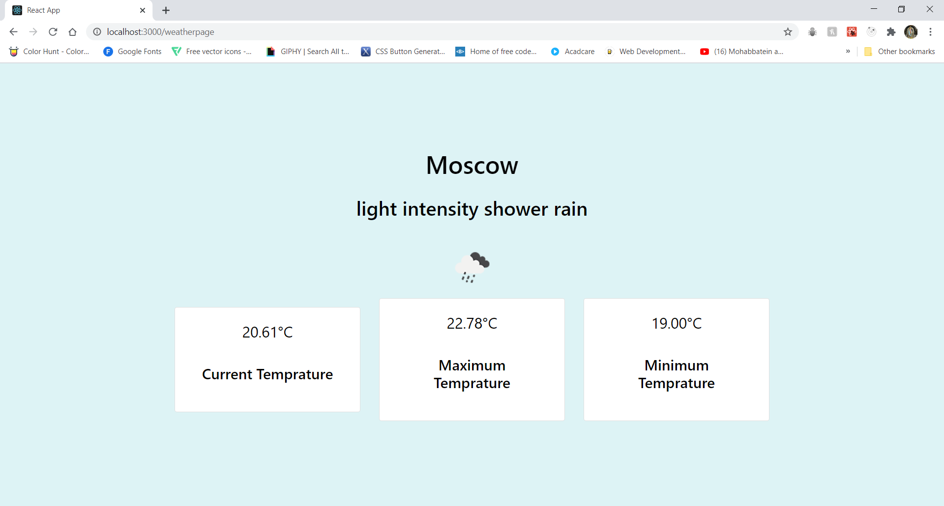 GitHub - abhi0504/Weather-App: A Weather Forcast App