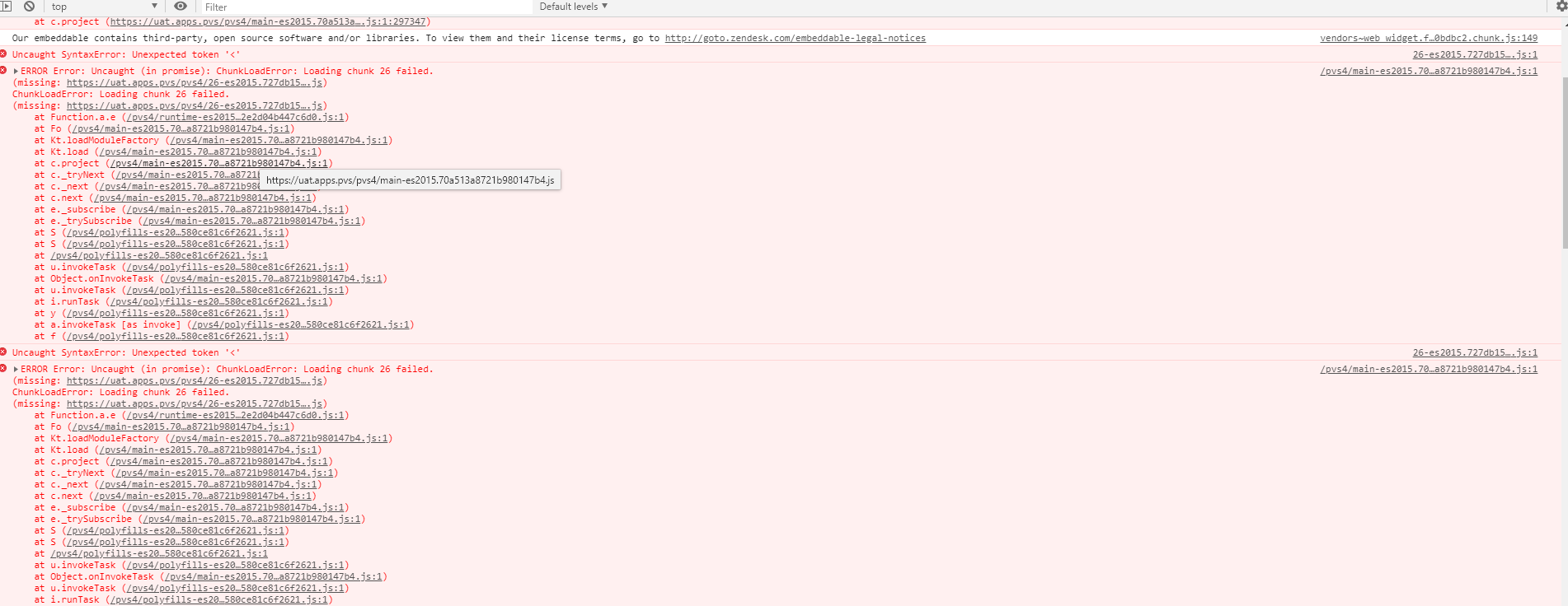 Uncaught SyntaxError: Unexpected token Uncaught SyntaxError: Unexpected token