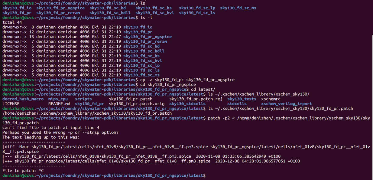 "can't find file to patch at input line 4" · Issue #93 · StefanSchippers/xschem · GitHub
