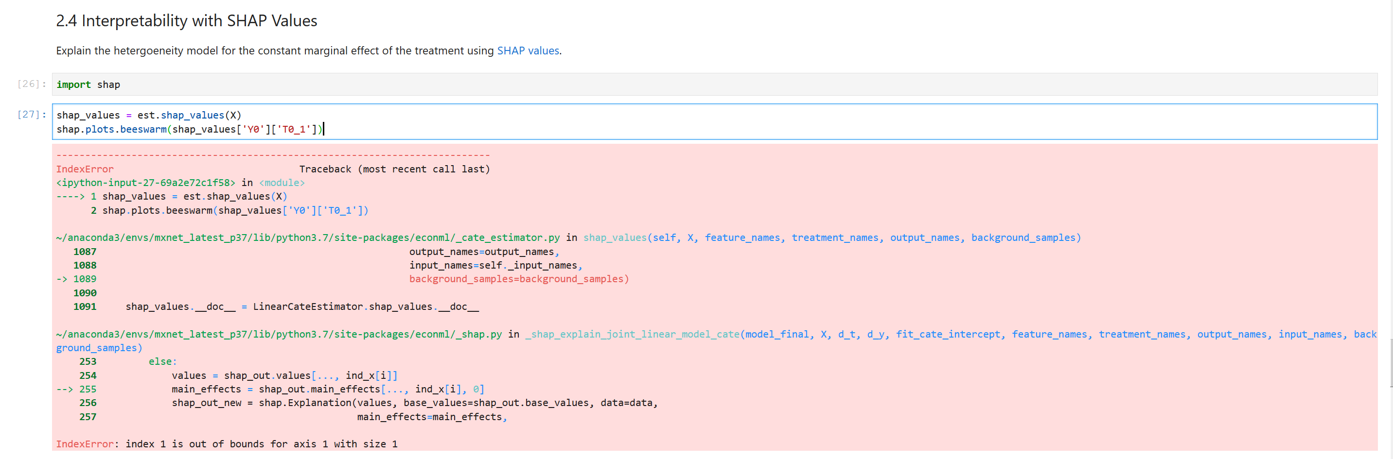 SHAP values not working in Double Machine Learning example notebook · Issue #503 · py-why/EconML ...