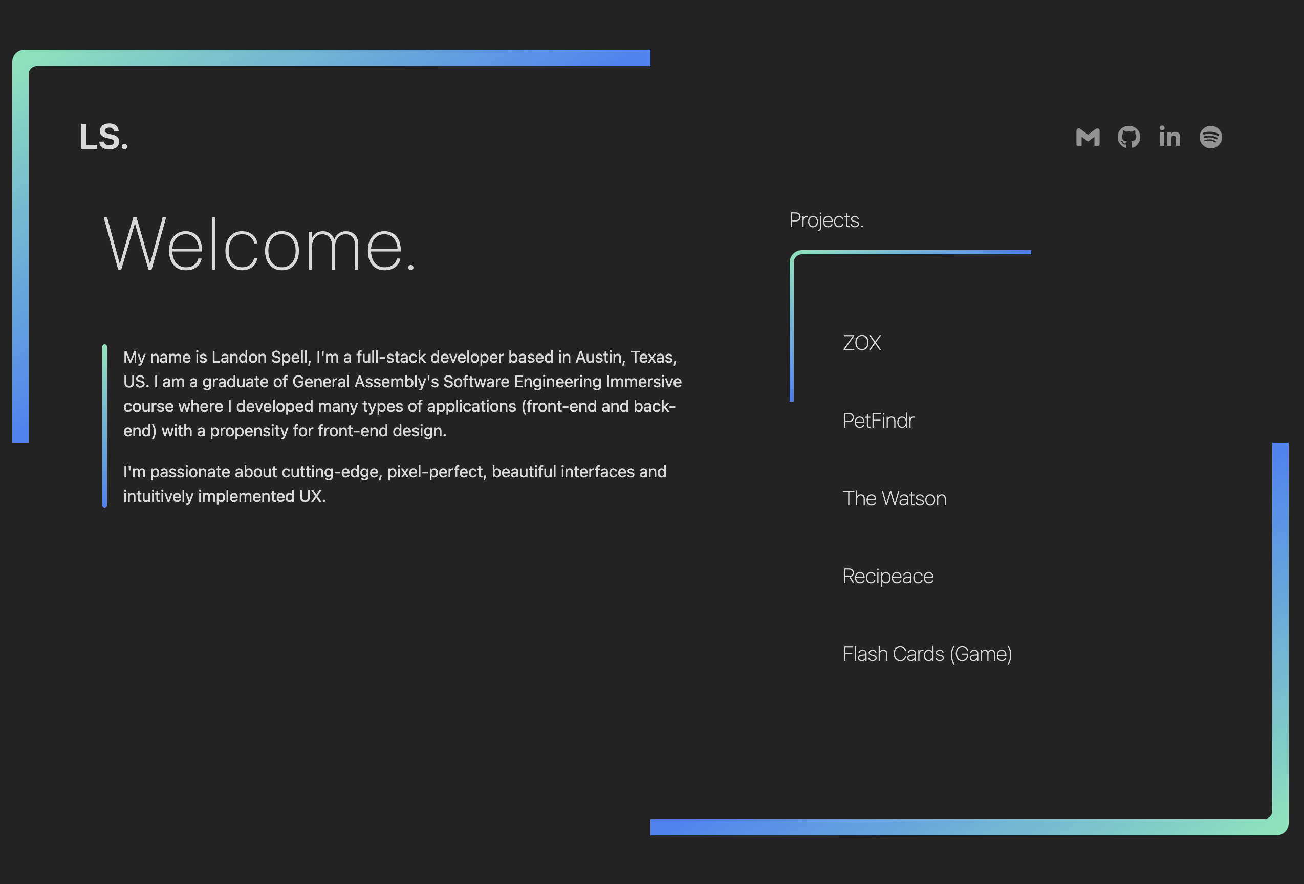 GitHub - spell-landon/portfolio-nextjs: Portfolio redesign using Next.js and Sanity