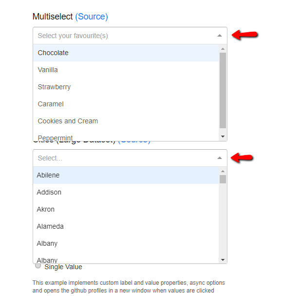 Two Selects Can Be Open By Clicking On An Arrow · Issue 2182 · Jedwatson React Select · Github