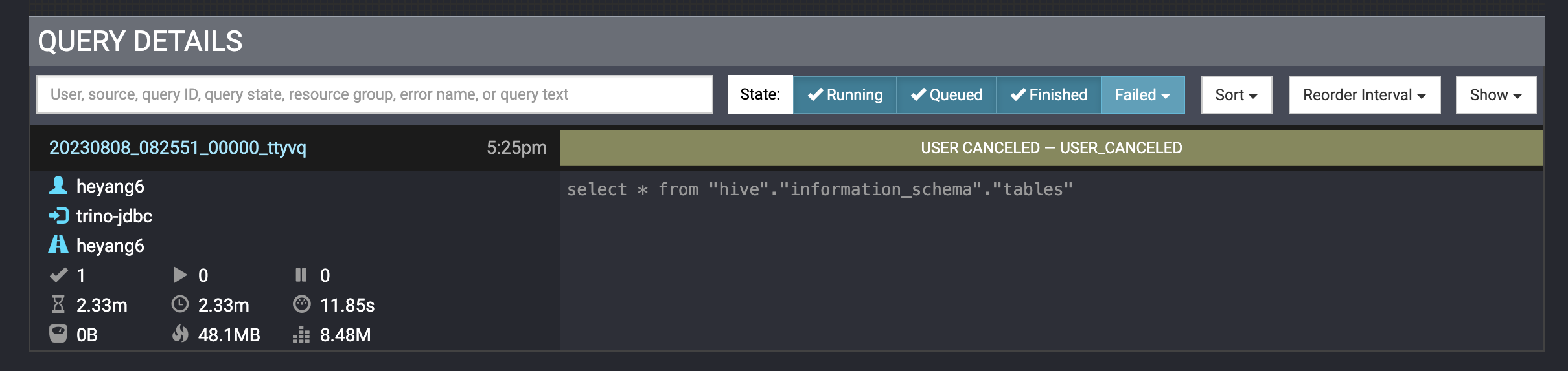 Fetching all hive metadata failed issues · Issue #18111 · trinodb/trino · GitHub
