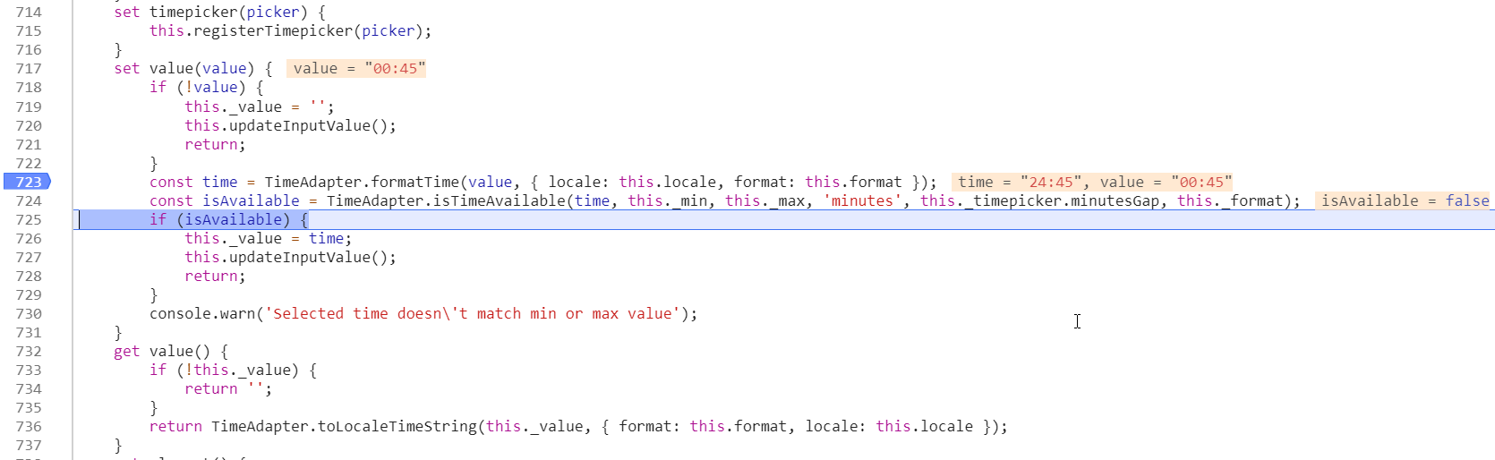 24hr Format Invalid Datetime Issue 285 Agranom Ngx Material