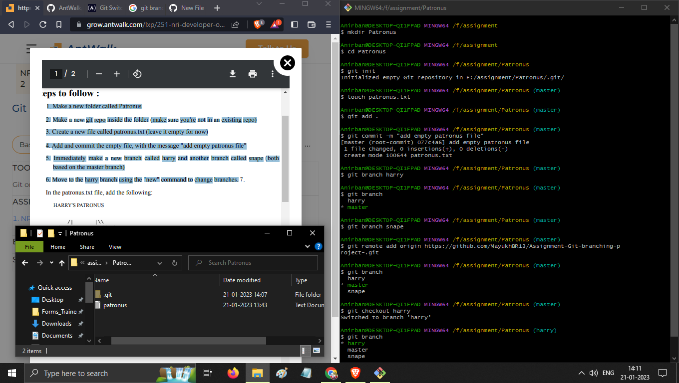 GitHub - MayukhBR13/Assignment-Git-branching-project-