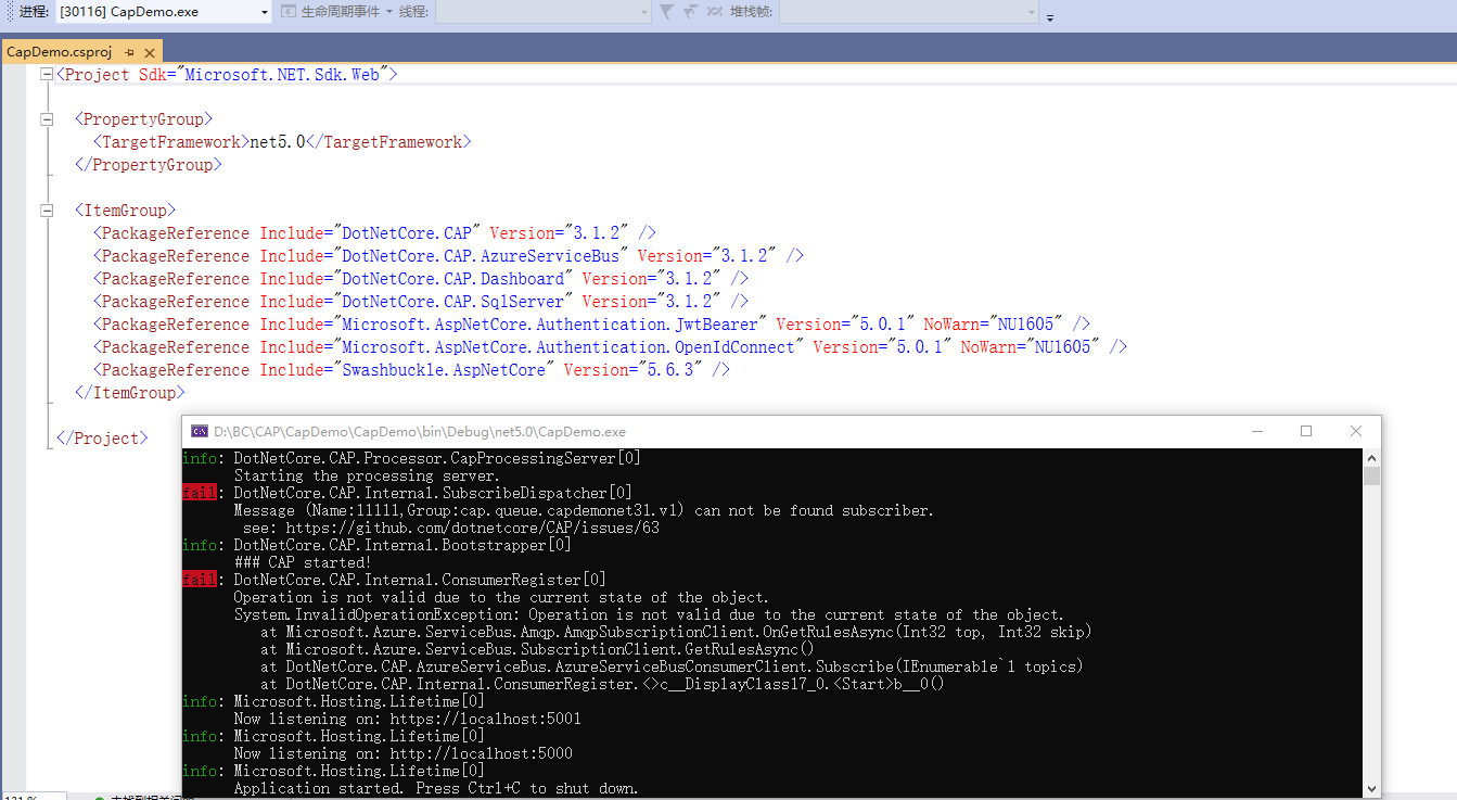 .Net 5 Support · Issue #745 · dotnetcore/CAP · GitHub