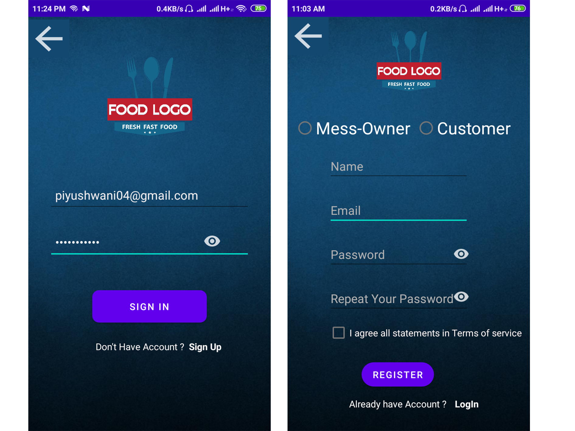 GitHub - piyushwani004/Our-Mess-Meal-App: Our Mess Meal is an android ...