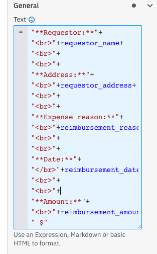 Text Templating with Process Variables and FEEL - For Form Editor · Issue #104 · camunda/issues ...