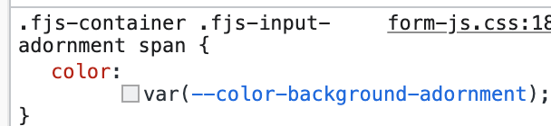 Form renderer renders adorner text in background color · Issue #599 · bpmn-io/form-js · GitHub