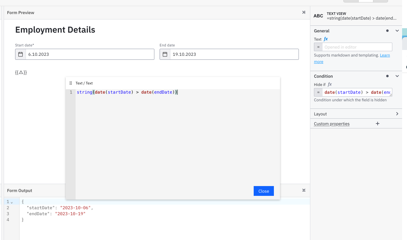 FEEL date functions do not work in forms · Issue #853 · bpmn-io/form-js · GitHub