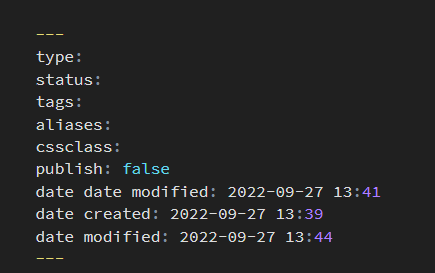 Bug: Date modified value gets duplicated · Issue #426 · platers/obsidian-linter · GitHub