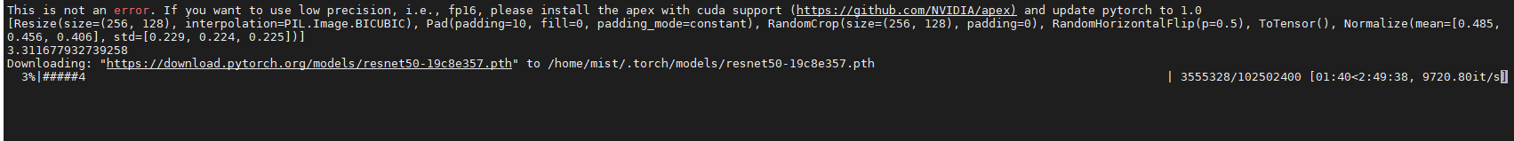 issue during training · Issue #206 · layumi/Person_reID_baseline_pytorch · GitHub