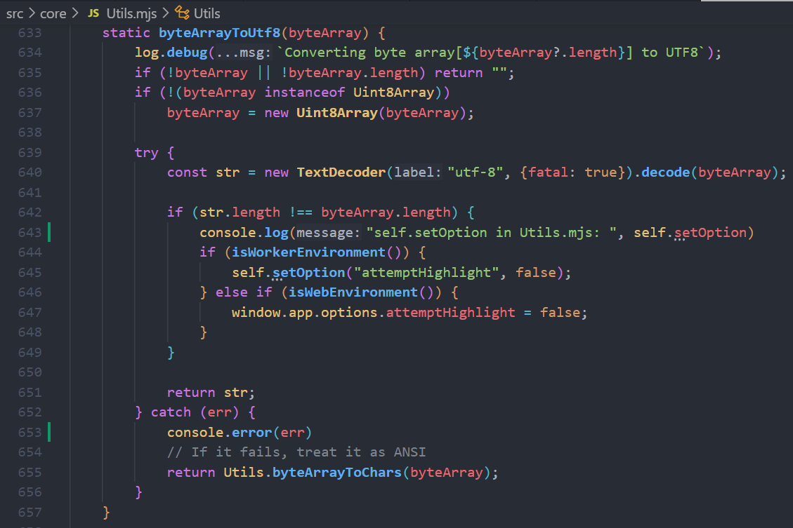 Bug report: method undefined & UTF-8 charactors display incorrectly · Issue #1560 · gchq ...