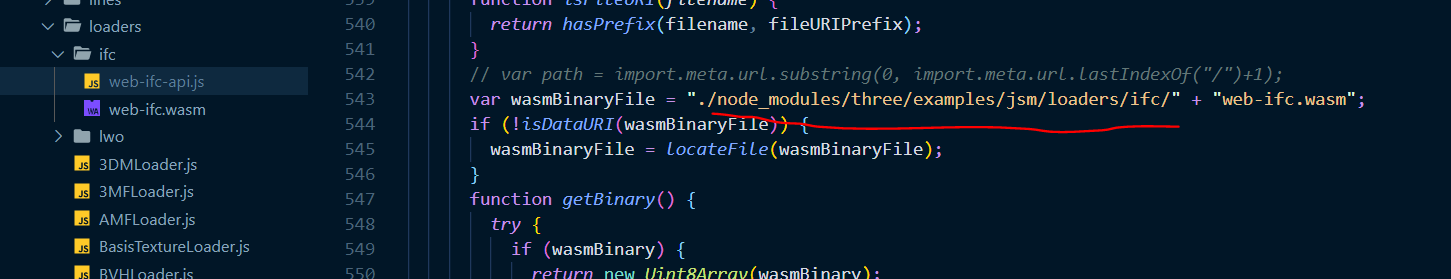 2 incorrect paths in the IFCLoader · Issue #21673 · mrdoob/three.js · GitHub