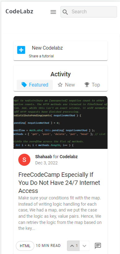 UI Improvement for Activity filters on mobile screen · Issue #569 · scorelab/Codelabz · GitHub