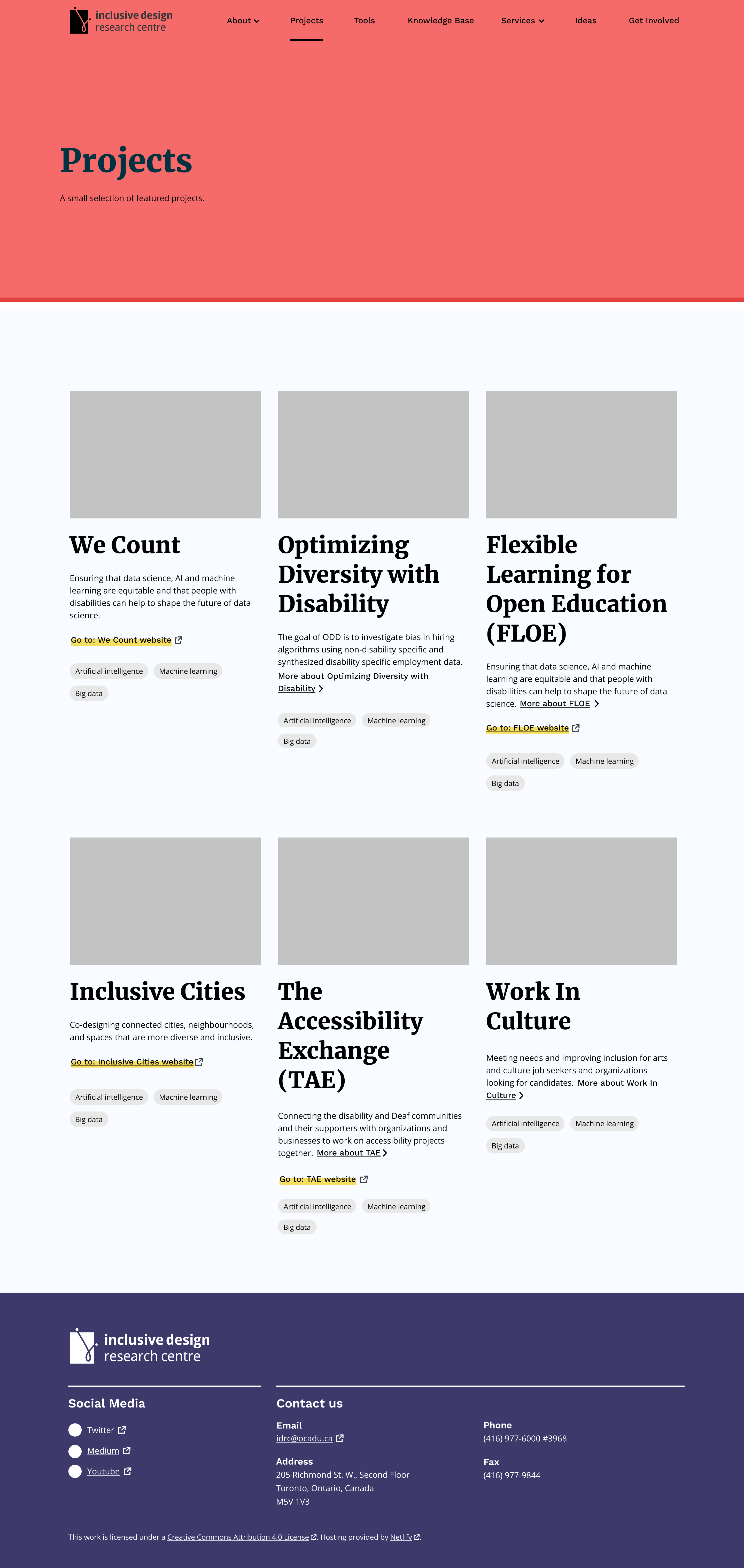 Allow projects to have individual pages with possible sub-pages · Issue #426 · inclusive-design ...