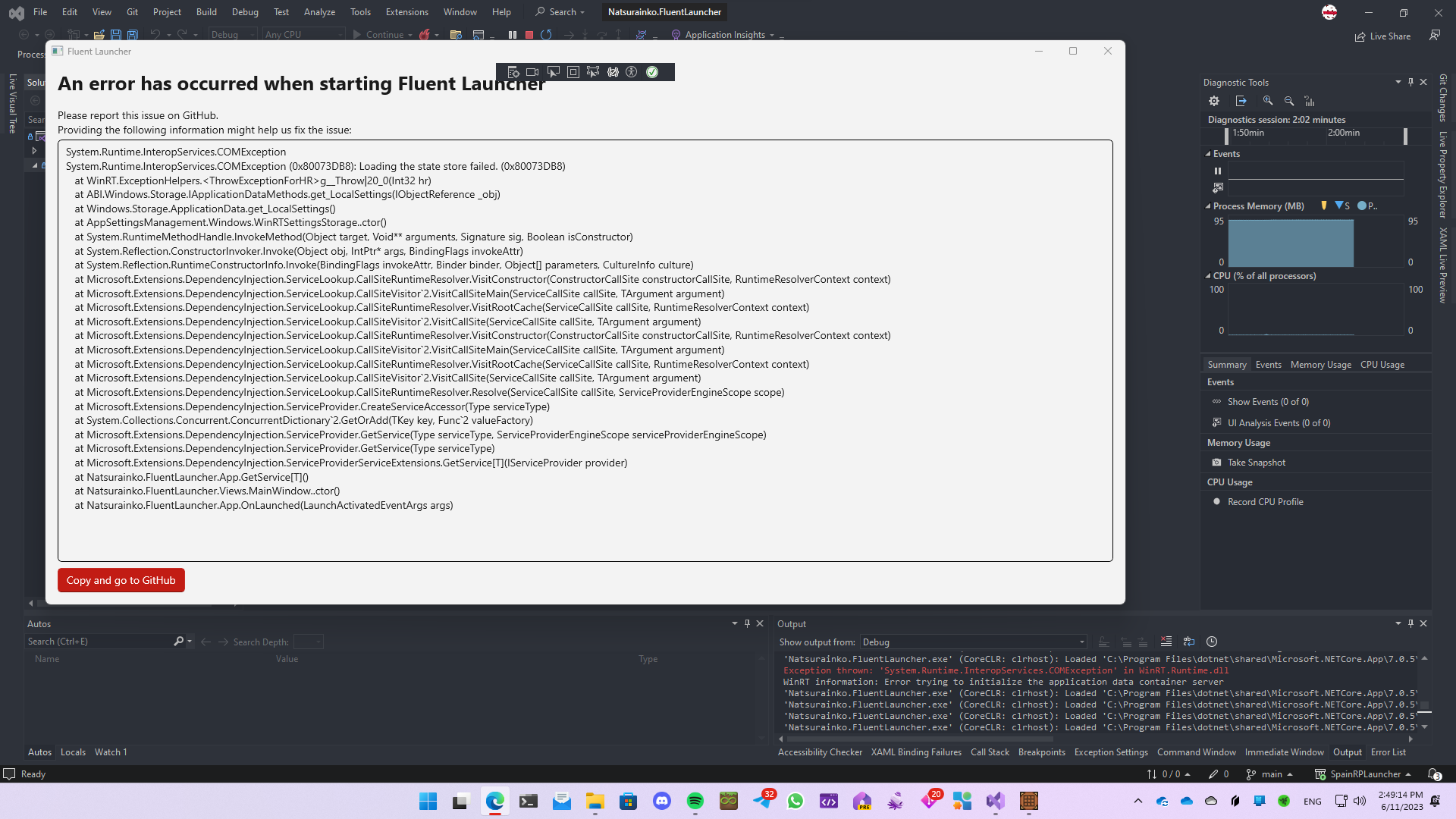 [Bug] Build Debug version And Run unexpectedly · Issue #146 · Xcube-Studio/Natsurainko ...