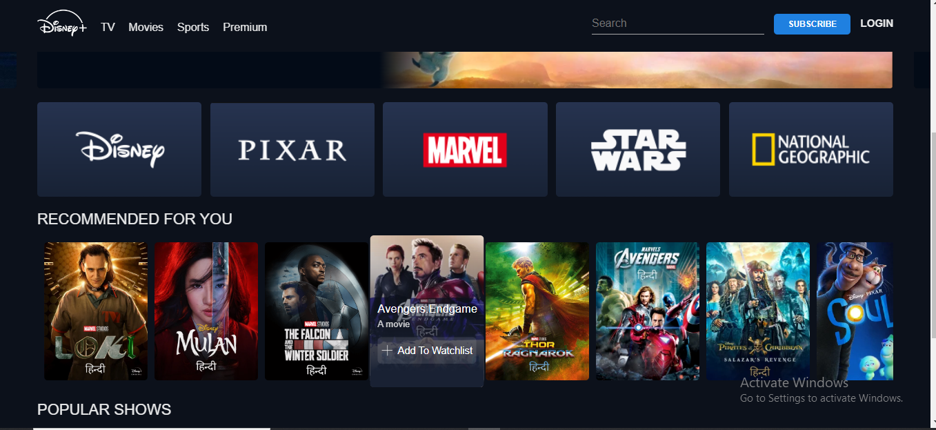 GitHub - kushal-01/OTT-PLATFORM: Developed the frontend of an OTT platform where users can view ...