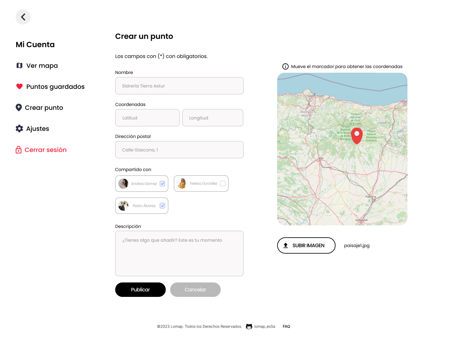 Feature: Seleccionar los amigos con los que compartir el punto (CreatePointForm) · Issue #236 ...