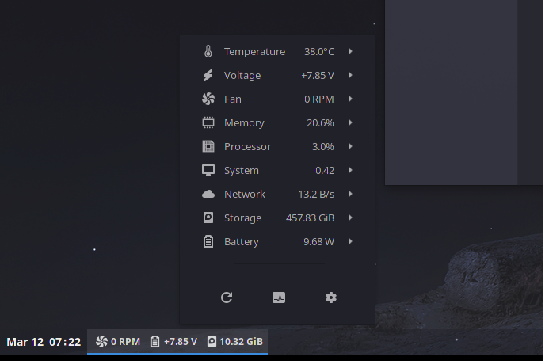 Measurment units on/off option · Issue #184 · corecoding/Vitals · GitHub