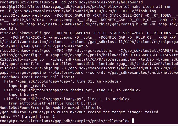 unable to run hello world example! plus another MAJOR request · Issue #131 · GreenWaves ...