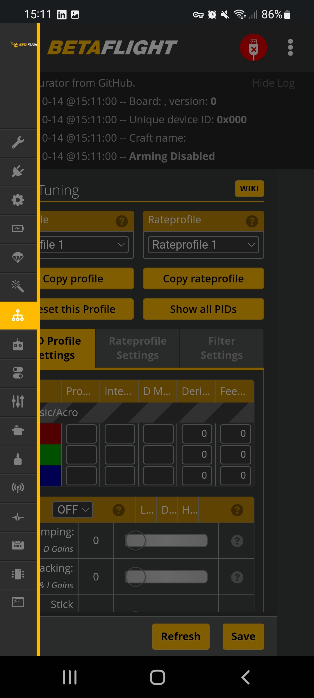 Layout misaligned in android configurator nightlies · Issue #3049 · betaflight/betaflight ...