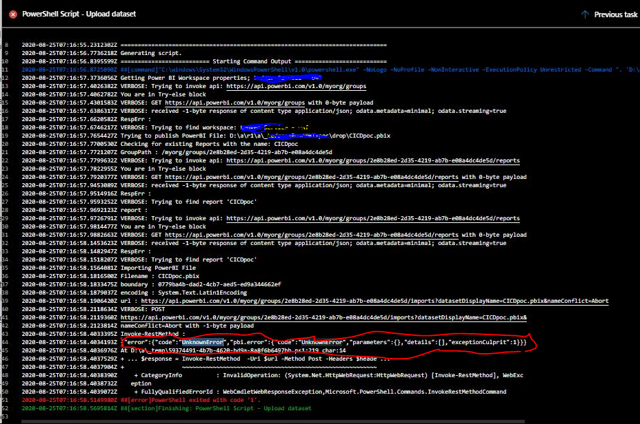 Facing Issue while Publishing pbix files · Issue #194 · maikvandergaag/msft-extensions · GitHub