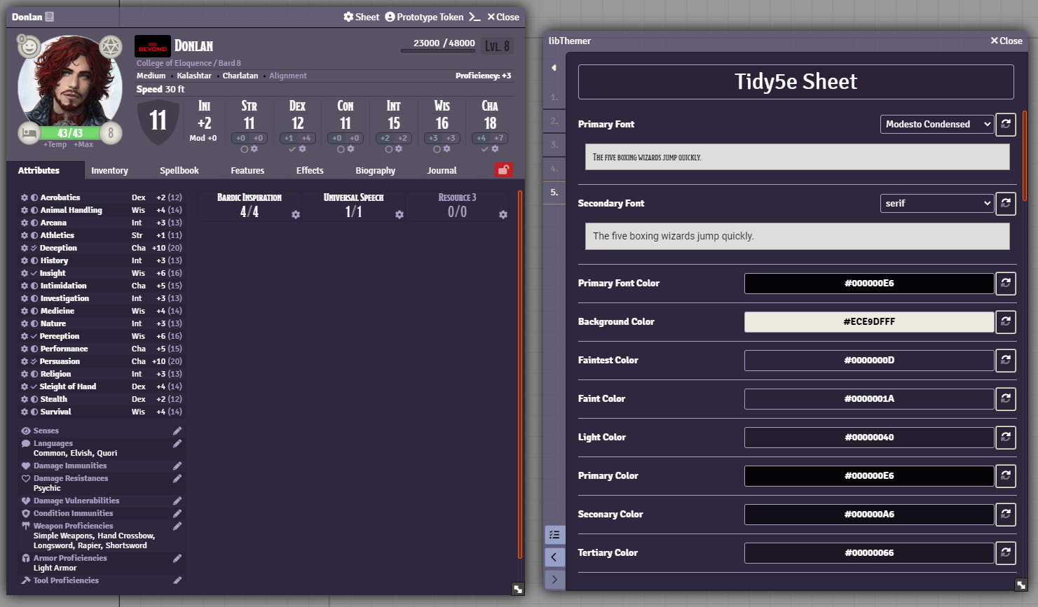 Question Css Variables · Issue 579 · Sdenectidy5e Sheet · Github