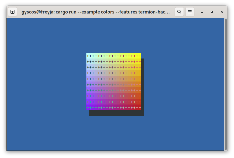 [FEATURE] Support accurate colors · Issue #641 · gyscos/cursive · GitHub
