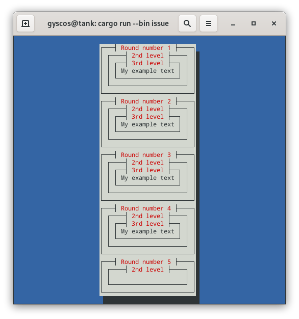 Missing text with LinearLayout combos · Issue #504 · gyscos/cursive · GitHub
