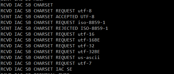 Charset Negotiation Issues: Rejecting a Charset · Issue #72 · scandum/tintin · GitHub