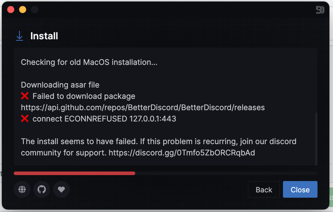 Why does the installation always fail？ · Issue #1314 · BetterDiscord ...