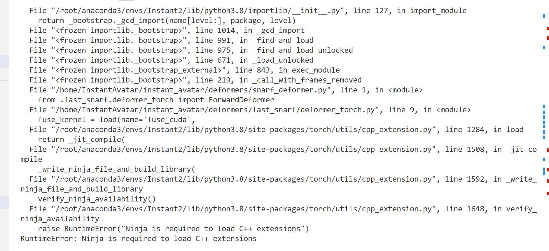Error locating target 'instant_avatar.models.DNeRF.DNeRFModel' · Issue #1 · tijiang13 ...