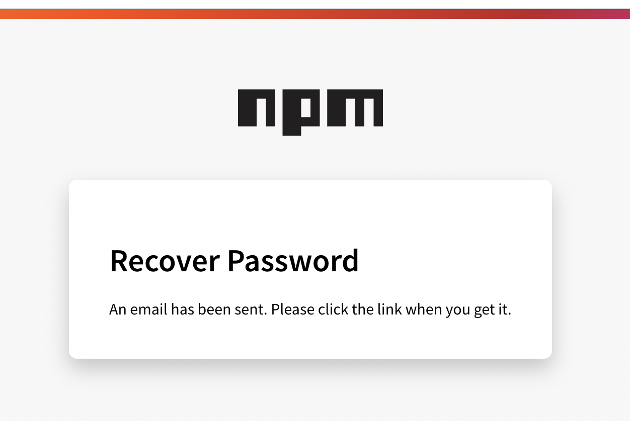 Not receiving error recovery email · Issue #5950 · npm/cli · GitHub