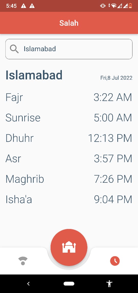GitHub - UmarHassanKhan929/Salah: Mobile app made in flutter which displays namaz times of the ...
